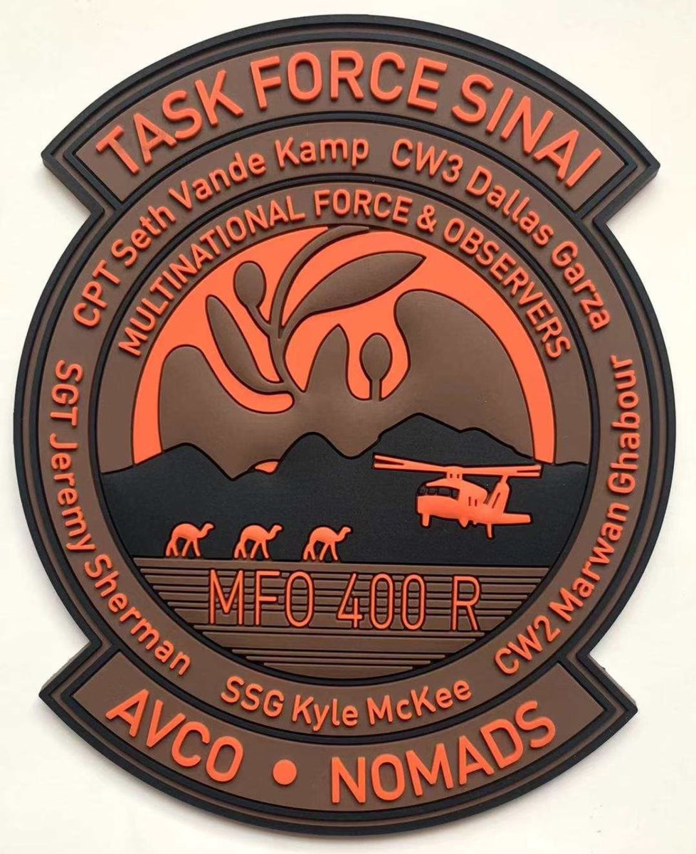 Task Force Sinai Memorial PVC Patch – Green Bag Tactical