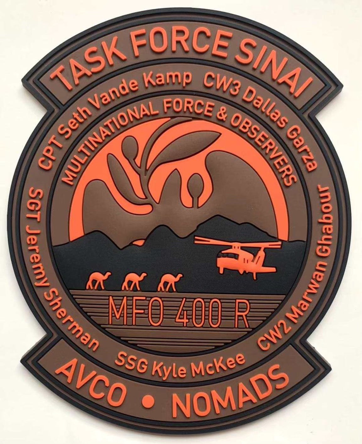 Task Force Sinai Memorial PVC Patch – Green Bag Tactical